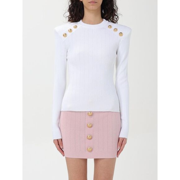 Balmain | Sweaters | Balmain Sweater Woman White Women | Poshmark